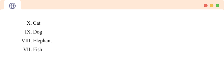 HTML Ordered List With Examples 